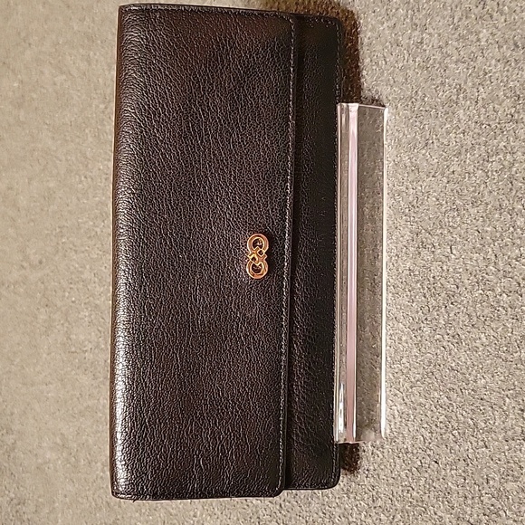 Cole Haan | Bags | Cole Haan Soft Pebbled Leather Bifold Long Wallet ...